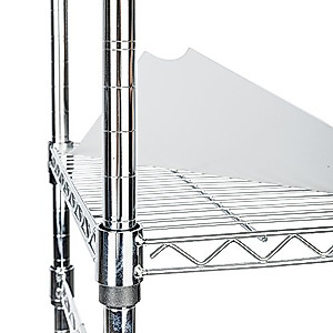 Knocbel Expandable 58"-85" Metal Closet Organzier Clothes Garment Rack with Storage Shelves, Hangers & 2 Hanging Rods for Wardrobe Bedroom Living Room Laundry Room Hotel Dorm (Sliver)