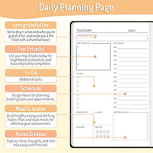 Forvencer 2024 Planner, Daily, Weekly & Monthly Planner 2024-2025 Academic Year, Durable Hardcover Weekly Planner for Work, School, Home, Start Anytime, A5(5.8'' x 8.3''), Dark Green