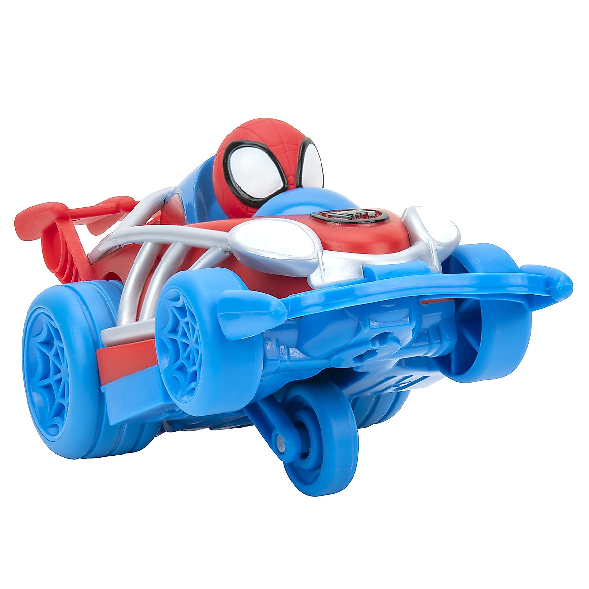 Marvel Spidey and His Amazing Friends Webbed Wheelie Vehicle - Features Built-in Spidey Super Hero