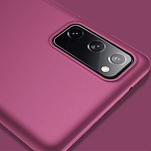 X-Level Samsung Galaxy S20 FE/5G Case - Slim Fit Ultra-Thin Soft TPU, Matte Finish [Guardian Series] - Wine Red