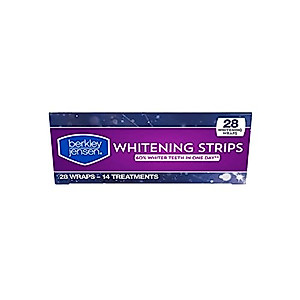 Berkley & Jensen 105374 Whitening Strips, 28 Count