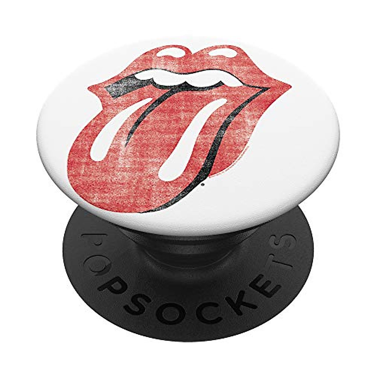 Rolling Stones Official Distressed Tongue PopSockets PopGrip: Swappable Grip for Phones & Tablets