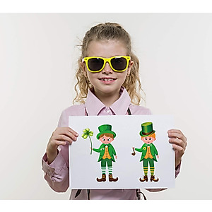 St. Patrick’s Day Stickers Crafts for Kids Irish Lucky Party Games Favors Supplies 24Ct