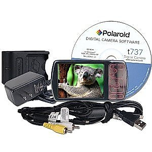 Polaroid T737 7MP 3X Optical/4x Digital Zoom Camera (Black)