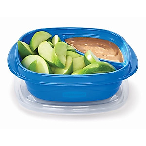 Rubbermaid 2115745 TakeAlongs Snack Food Storage OS 2.35C 3PK with Split
