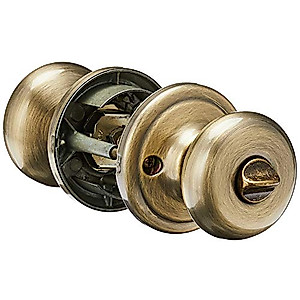 Kwikset 97402-735 Juno Entry Knob, Antique Brass