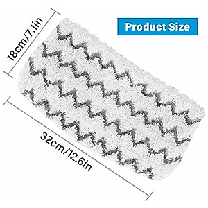 Y-Step 8 Pack Shark Steam Mop Replacement Pads, Compatible with Shark S1000 Series, S1000 S1000A S1000C S1000WM Steam and Scrub All-in-One Scrubbing Mop for Tile and Hardwood Floor Washable