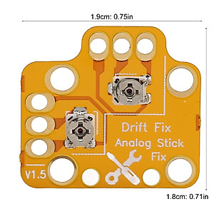 Pomya Game Controller Drift Fix Mod, for ONE, Series S X Gamepad, Universal 3D Analog Joystick Stick Drift Repair Board, Rugged and, 2pcs [Video Game] [Video Game]