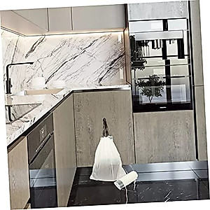 60Pcs drawstring garbage bag white trash bin compost garbage bin mini trash bags small garbage bags plastic trash bag 4 gallon trash bag Household Trash Bags Strong Garbage Bags