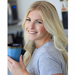 Black Lab Coffee Pour Over Single Cup Ceramic Brewer with Melitta Filters by Simply Charmed (Black Lab)