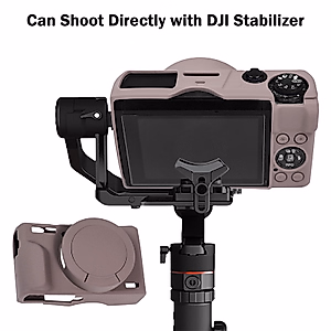 Easy Hood Case for Canon Powershot G7 X Mark III Digital Camera, Soft Silicone Protective Cover with Removable Lens Cover for Canon Powershot G7X Mark III DSLR Camera (Tiffany Pink)