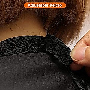 Beard Bib Apron for Men, Gift Beard Trimming Catcher Bib for Shaving & Hair Clippings, Waterproof Non-Stick Hair Catcher Grooming Cloth with 2 Suction Cups