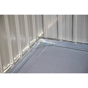 Arrow Sheds 8' x 6' Outdoor Steel Storage Shed, Tan