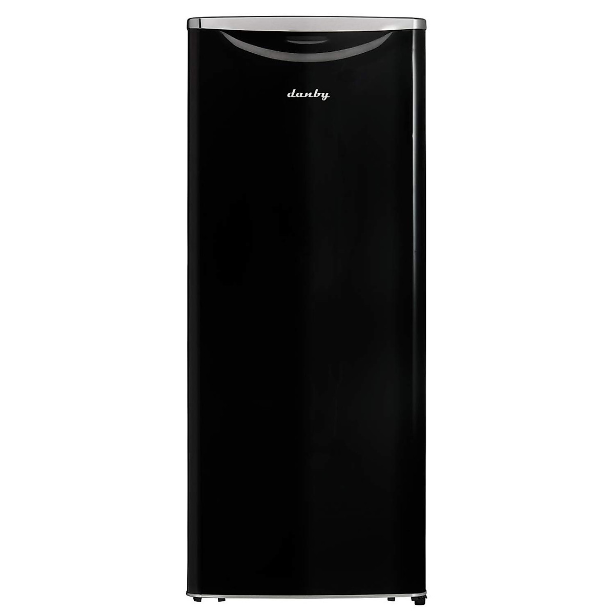 Danby DAR110A3MDB 11 Cu. Ft. Apartment Basement Sized Contemporary Classic Refrigerator with 3 Adjustable Glass Shelves and Bottle Storage, Black