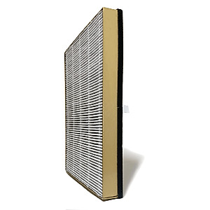 Nispira True HEPA Replacement Filter for Air Purifier, Compatible with TaoTronics TT-AP002, 2 Packs