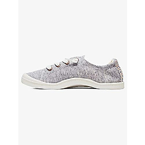 Roxy womens Rory Slip on Shoe Sneaker, Heather Grey, 9 US