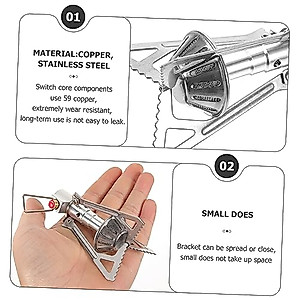 VANZACK 3 pcs camping stove wood burner outdoor cooking stove gas bbq grills outdoor folding stove griddle for gas grill outdoor burner Picnic Stove Picnic Cooker Gas Cooker on foot travel