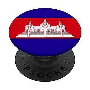 Cambodia Flag PopSockets PopGrip: Swappable Grip for Phones & Tablets
