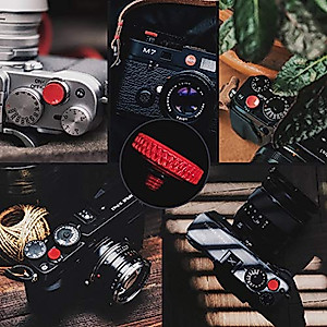 Soft Shutter Release Button (2 Pack/Red) high-end Pure Copper Camera Shutter Button