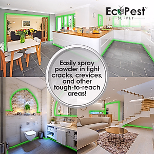 Powder Duster | Large Bulb Duster, Sprayer, and Applicator for Powder and Dust | Perfect for Organic Gardening and Pest Control Treatment for Bed Bugs, Roaches, Ants, Fleas, Ticks, and More