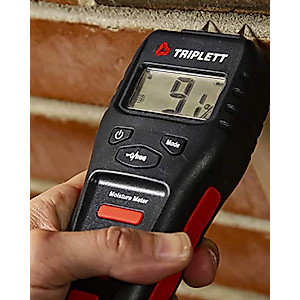 Triplett MS100 Pin Moisture Meter for Wood and Building Materials with Audible Indicator