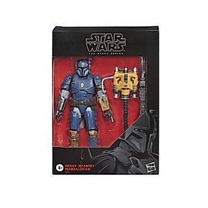 STAR WARS The Black Series Heavy Infantry Mandalorian Toy 6-inch Scale The Mandalorian Collectible Deluxe Action Figure, Kids Ages 4 and Up
