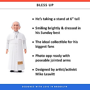 FCTRY Pope Francis Real Life Action Figure: Collectible Figurine - Perfect for Collectors, Gag Gift, Funny Idea & Souvenirs