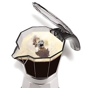 De'Longhi EMK6 for Authentic Italian Espresso, 6 Cups, One Size, Stainless Steel,