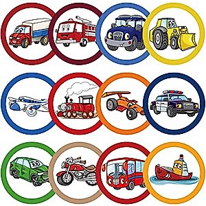 120 Pieces Toilet Targets for Potty Training Boys Potty Targets for Boys Potty Training Aids Flushable Boys Pee Targets Potty Training Chart for Toddlers Boys Training Use Potty (Cars Styles)
