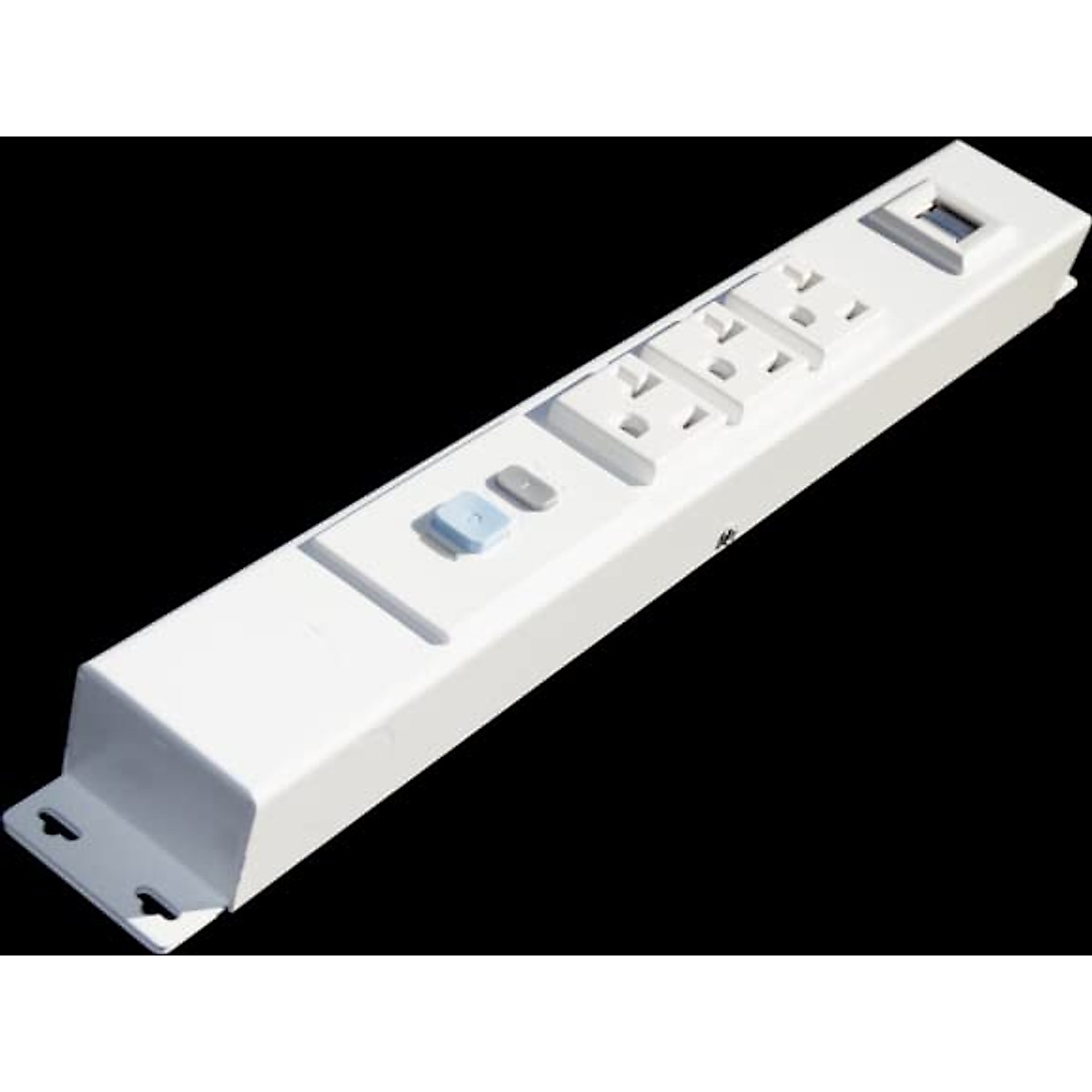 12” 3 20A Outlets Hardwired Power Strip, ALCI, USB