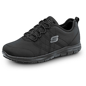 Skechers Alex Women's Black Soft Toe Slip Resistant Athletic Athletic (6.0 M)