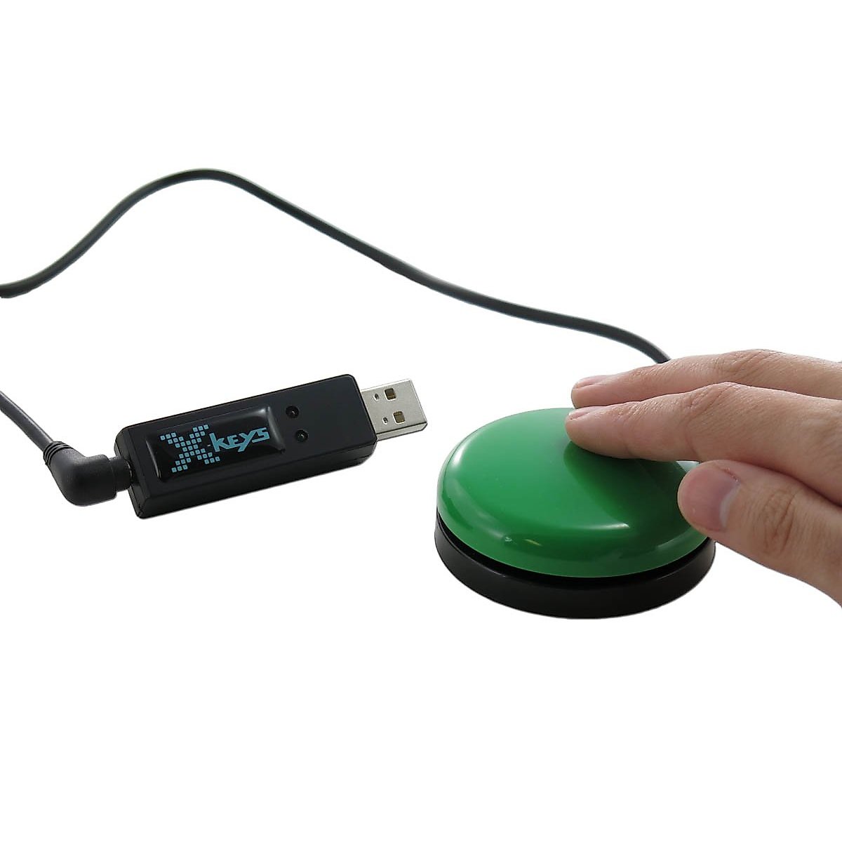 X-keys USB Programmable Switch Interface for 1 to 3 Switches (XK-3) Made in USA
