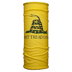 International Tie Gadsden 'Don't Tread on Me' Bandana – Face Mask, Soft & Breathable Material Multi-Functional Neck Gaiter, Balaclava, Sunmask or Headband (Don't Tread on Me)