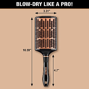 Conair Quick Blow Dry Copper Collection Paddle Brush Dryer