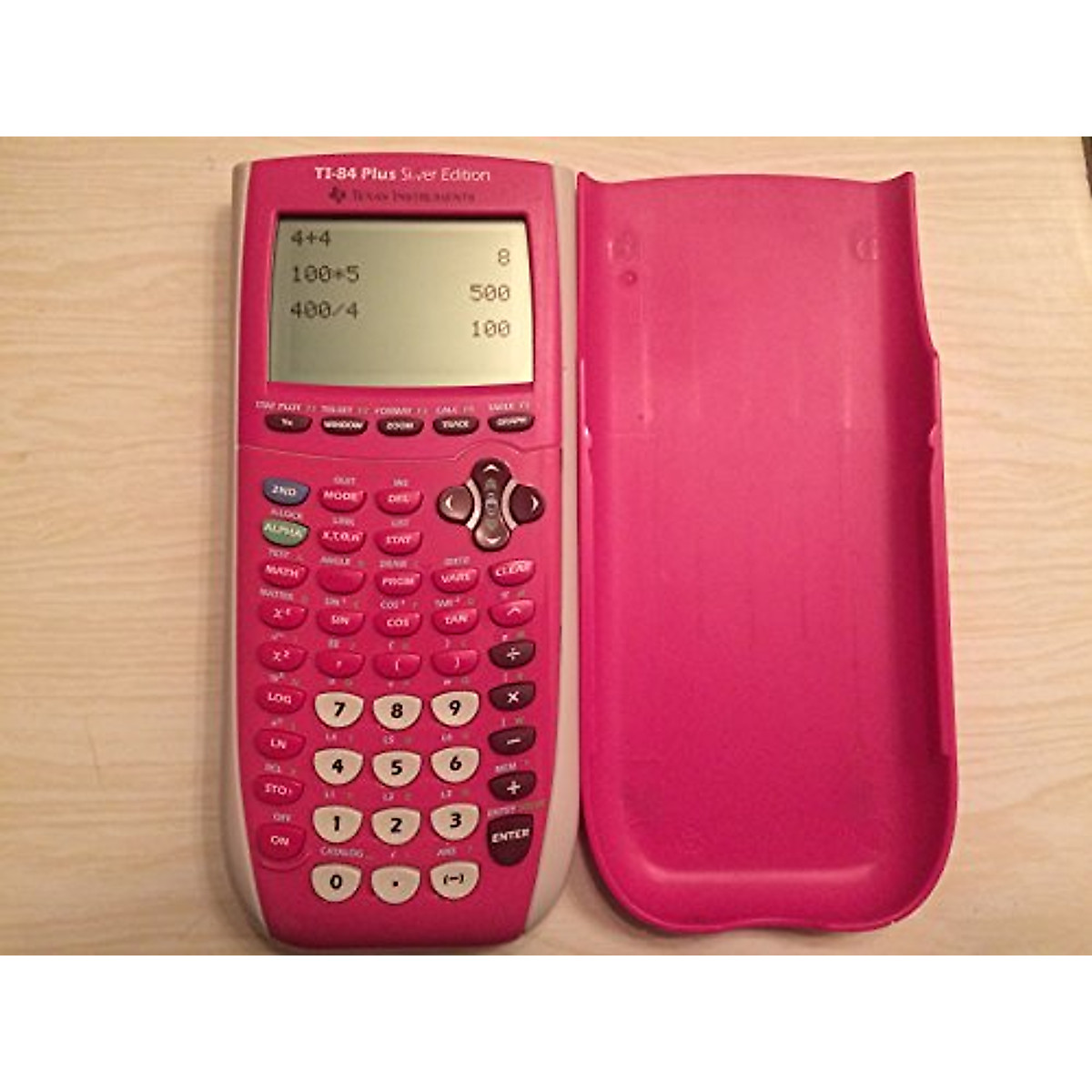 Texas Instrument 84 Plus Silver Edition graphing Calculator (Full Pink in color) (Packaging may vary)