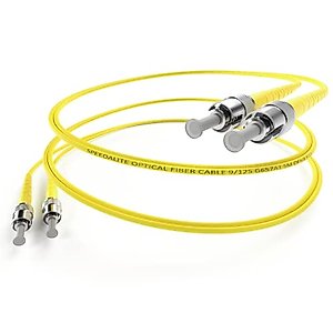 SpeedaLite ST to ST Fiber Patch Cable Single Mode 9/125 DX ST-ST | Duplex | OS2 | SM | Fiber Optic Cable | STST | ST ST | 2.0mm | Bend Insensitive | 1 Meter
