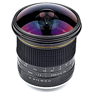 [Upgrade] Lightdow 8mm f/3.0 Aspherical MC Fisheye Lens for Canon EOS 1200D 760D 750D 700D 750D 600D 80D 70D 60D 77D Rebel T7i T6i T6s T6 T5i T5 T4i T3i SL2 Cameras