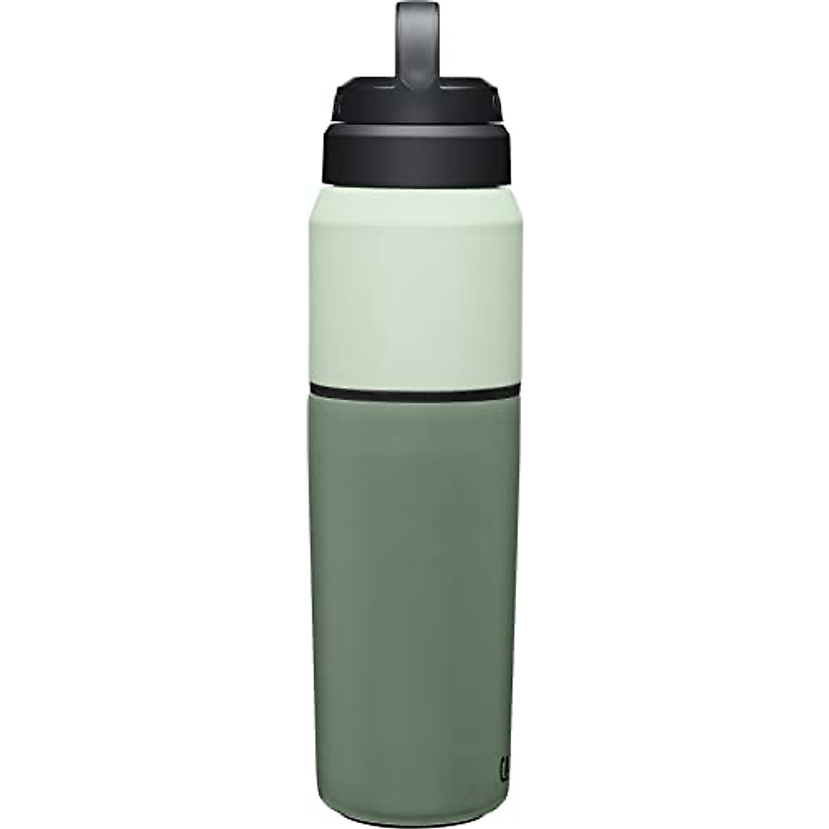 CamelBak MultiBev Water Bottle & Travel Cup – Vacuum Insulated Stainless Steel – Moss/Mint – 22 oz bottle & 16 oz cup