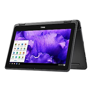 Dell Chromebook 3180 Laptop Computer, 11.6 Inch Laptop PC, Intel Celeron N3060, 4GB RAM, 16GB SSD, Web Camera, Wi-Fi, Bluetooth, HDMI, Chrome OS (Renewed)