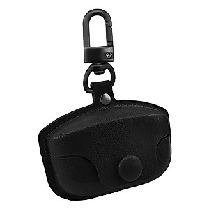 Geiomoo Leather Case Compatible with Sony WF-1000XM4, Soft Portable Protective Cover (Black)