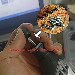 10 Pcs Various Sizes Diamond Mounted Grinding Head Burrs Stone Carving Bits for Rotary Tools with 3/32" Shank(D Type Spiked Shape)