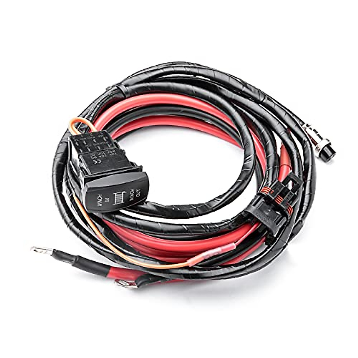 SuperATV 6000 lb. Ready-Fit Winch for Polaris Ranger XP 1000 / Crew (See Fitment) | 266.1 Gear Ratio | 50 Foot Remote Range | 3/16 Inch Steel | Permanent Magnet DC 12V, 1.9 HP Motor