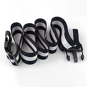 ZARPMA Baby Adjustable Safety Belt,Safety Harness for Child Kid Infant Safe Strap 5 CM Width for Pushchair,HighChair,Child Chair,Stroller,Pram Buggy(Blue-White-Blue)