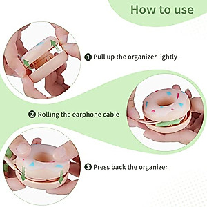 ELOVEN 3.5mm Wired Headphone HiFi Stereo Sound Wired Earbuds Noise Cancelling in-Ear Earphones Headset for Teen Girls with Mic Button Control with Cable Wrap Winder for iPhone Samsung MP3/MP4 Pink