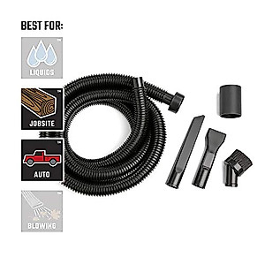 Craftsman CMXZVBE38662 1-1/4 in. 5-Piece Wet/Dry Vac Car Cleaning Kit, Automotive Detailing Accessories for Shop Vacuums