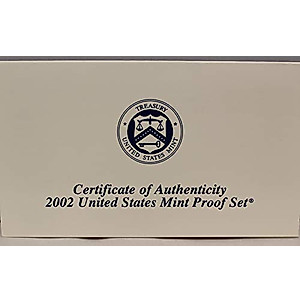 2002 S US Mint Proof Set Original Government Packaging