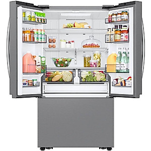 SAMSUNG RF32CG5100SR 32 Cu. Ft. Stainless Steel 3-Door French Door Smart Refrigerator