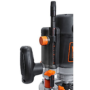 WEN RT6033 15-Amp Variable Speed Plunge Woodworking Router Kit with Carrying Case & Edge Guide