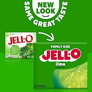 Jell-O Lime Gelatin Dessert Mix (6 oz Box)