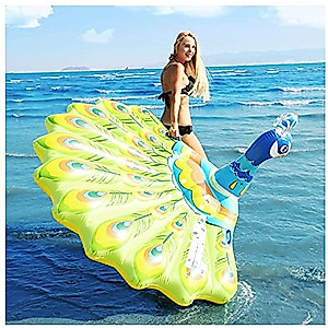 Glaceon Portable Adult Inflatable Water Mount Large Pool Float Row Toys Swimming Ring Suitable The Beach Summer Party Outdoor Water Recreation